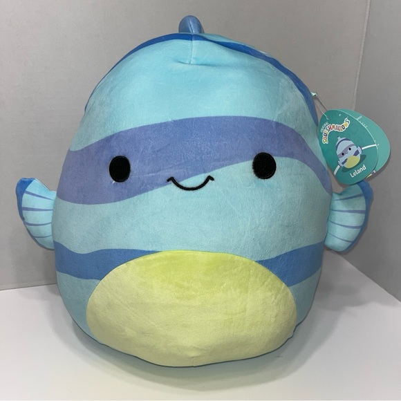 Squishmallows | Toys | Squishmallows 4 Inch Leland The Blue Striped ...